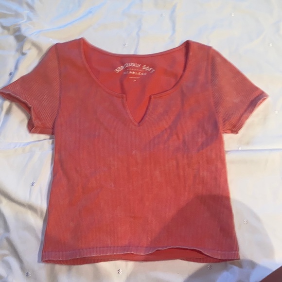 Aeropostale | Tops | Seamless Notch Crop Top | Poshmark